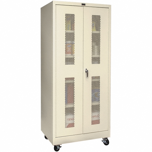 Hallowell - 4 Shelf Mobile Storage Cabinet - 58347246 - MSC Industrial ...