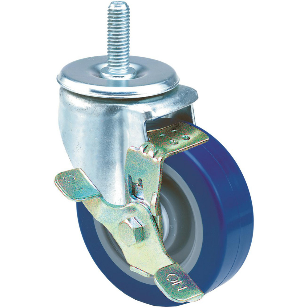 E.R. Wagner - 4" Diam x 1-1/4" Wide x 5" OAH Stem Mount Swivel Caster ...