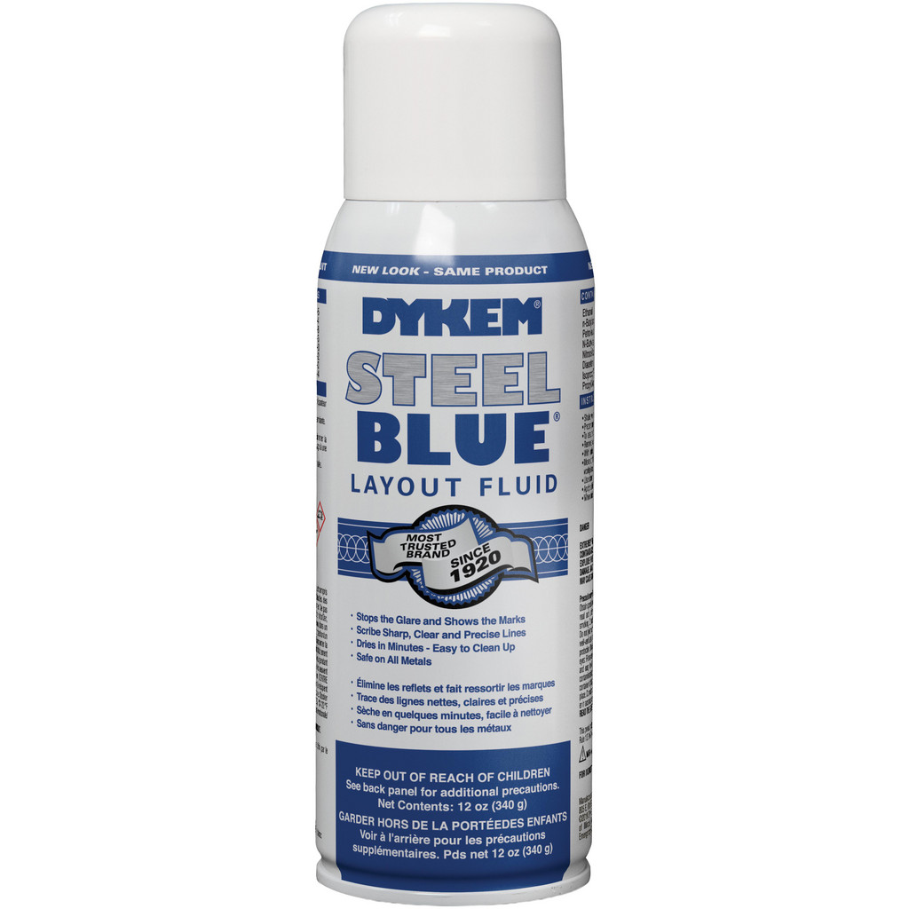Dykem - Layout Fluid: Color: Blue; Container Size: 16 oz; Volume ...