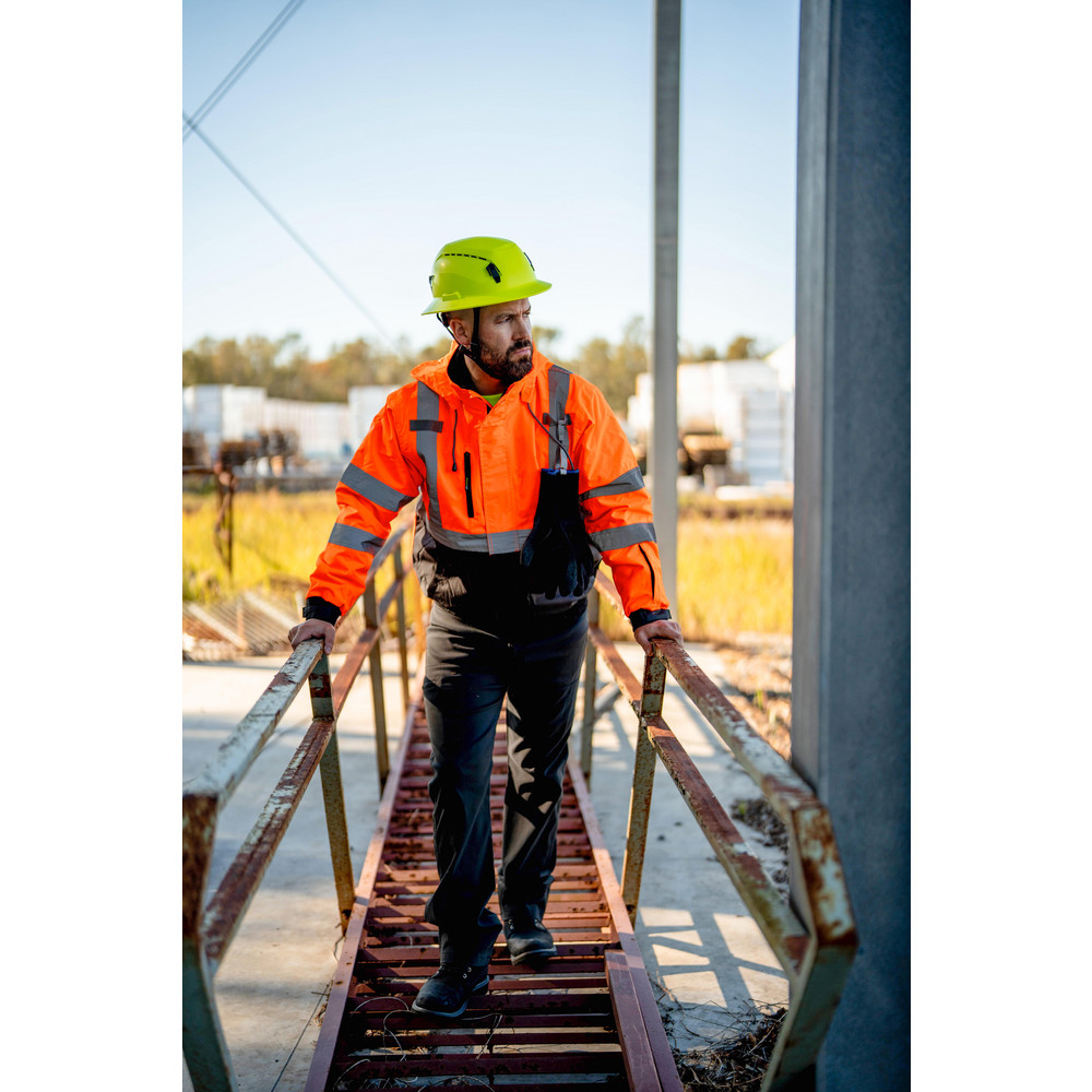 Dome75 - High Visibility & General Purpose Jacket: Size 3X-Large, 300D ...