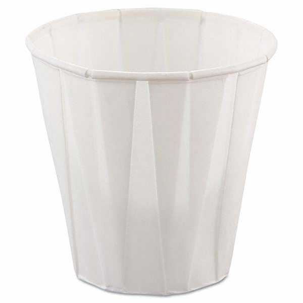 DART - Paper Medical & Dental Treated Cups, 3.5 oz, White, 100/Bag, 50 ...