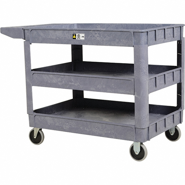 Vestil - Service Utility Cart: Plastic | MSC Direct