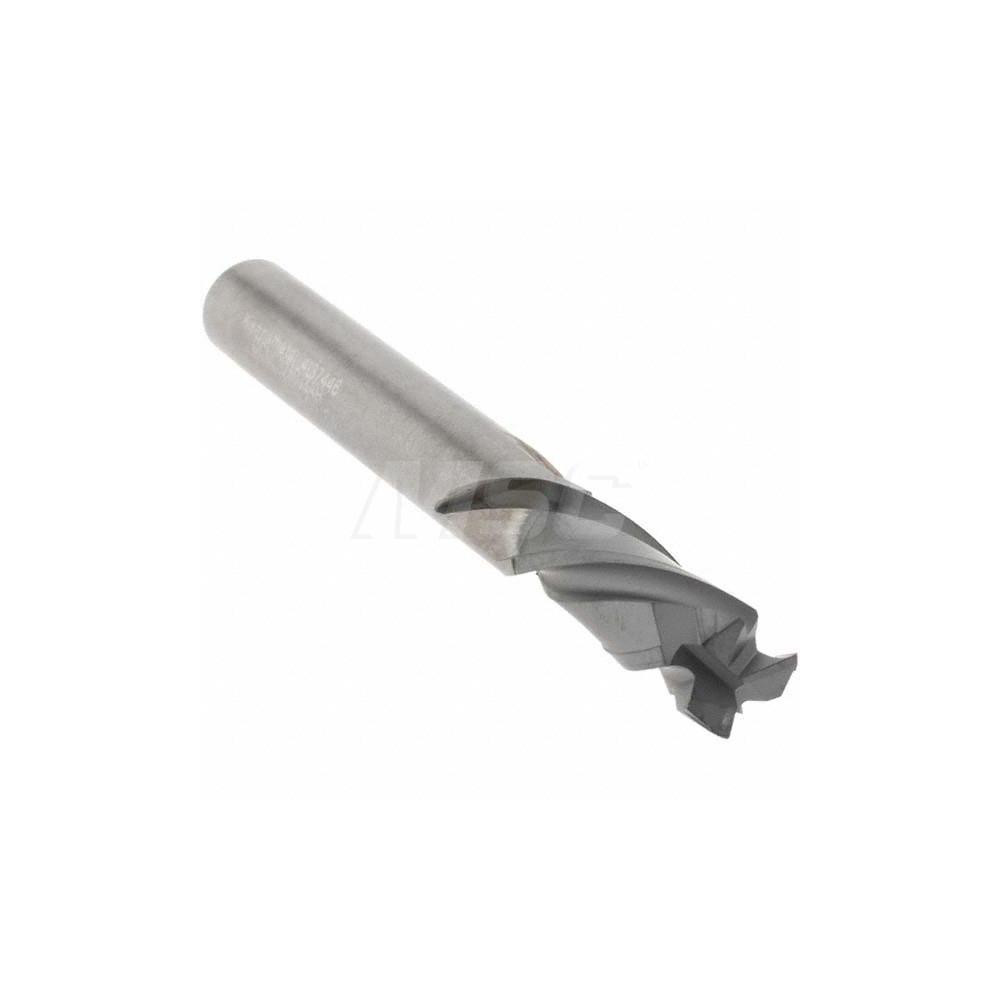 Kennametal - Spiral Router Bit: 0.25" Dia, 0.75" LOC, 1/4" Shank Dia ...