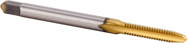 Kennametal - Straight Flute Tap: #4-40 UNC, 2 Flute, Plug Chamfer, 2B ...