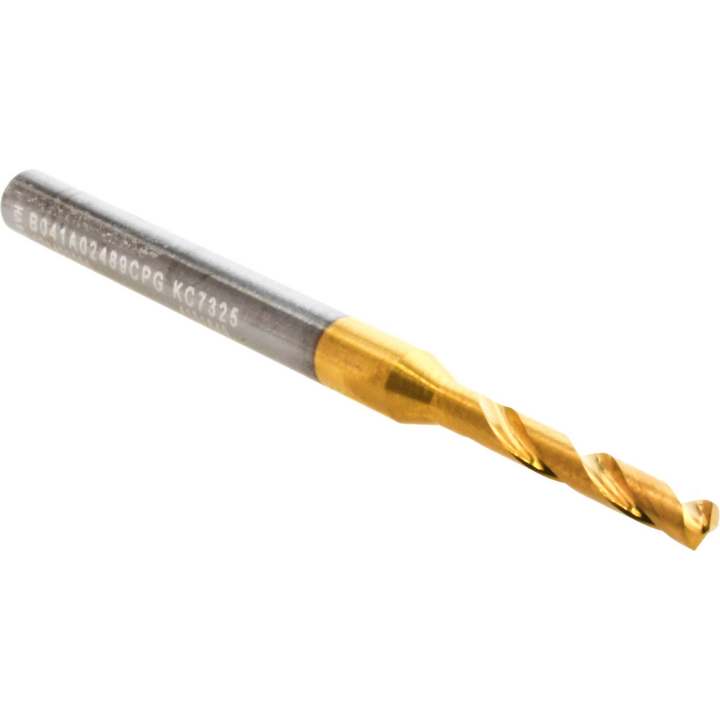 Kennametal - Screw Machine Drill Bit: #40 (0.0980) Dia, 140 deg, Solid ...