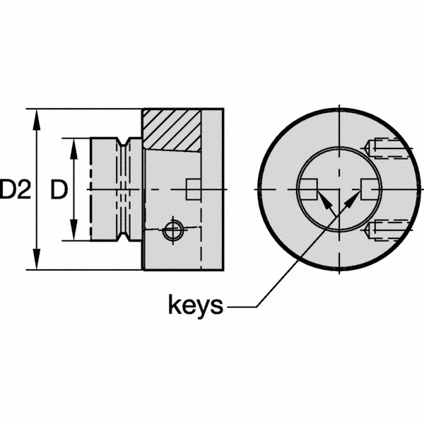 Kennametal - HSK80 Compatible Taper Tool Holder Tightening Fixtures ...