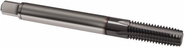 Guhring - Straight Flute Tap: M6x1 Metric, 4 Flute, Plug Chamfer, 6H Class of Fit, Solid Carbide ...