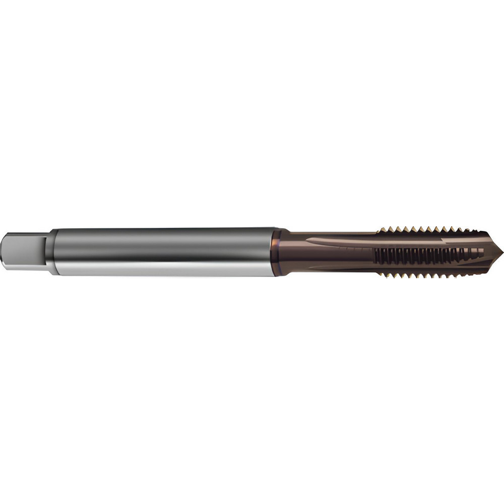 Guhring - Spiral Point Tap: #6-40 UNF, 3 Flutes, Plug Chamfer, 2BX Class of Fit, HSS, TiAlN ...