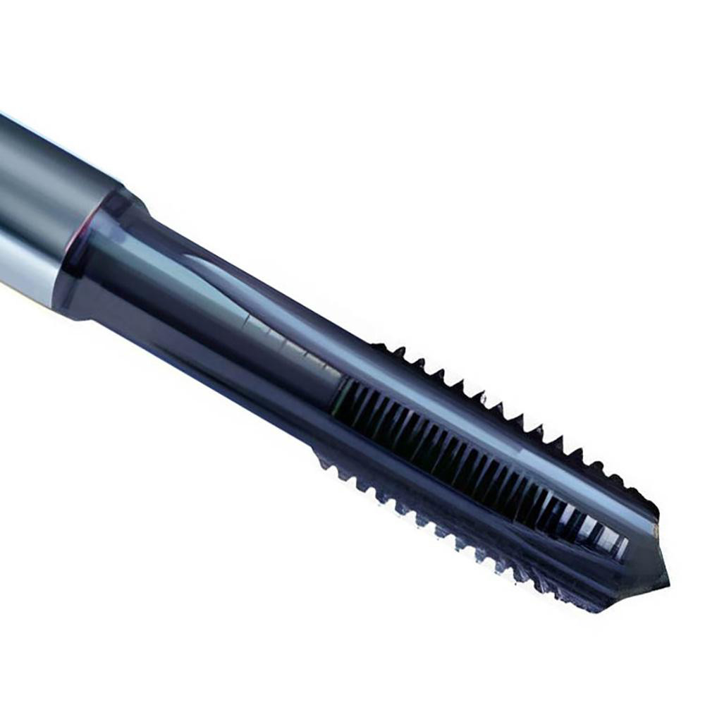 Guhring - Spiral Point Tap: 1/4-20 UNJC, 4 Flutes, Plug Chamfer, 3BX Class of Fit, HSS, TiCN ...