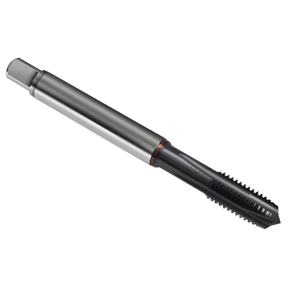 Guhring - Spiral Point Tap: M10x1.25 MF J, 4 Flutes, Plug Chamfer, 4HX Class of Fit, HSS, TiCN ...