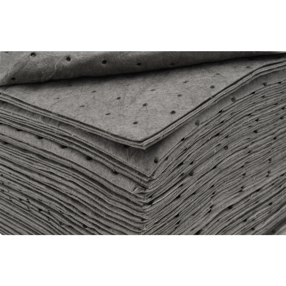 PRO-SAFE - Sorbent Pad: For Universal Use, 15" Wide, 17" Long, 30 gal ...