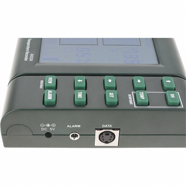 Extech - -20 to 140°F, 10 to 95% Humidity Range, Temp Recorder ...