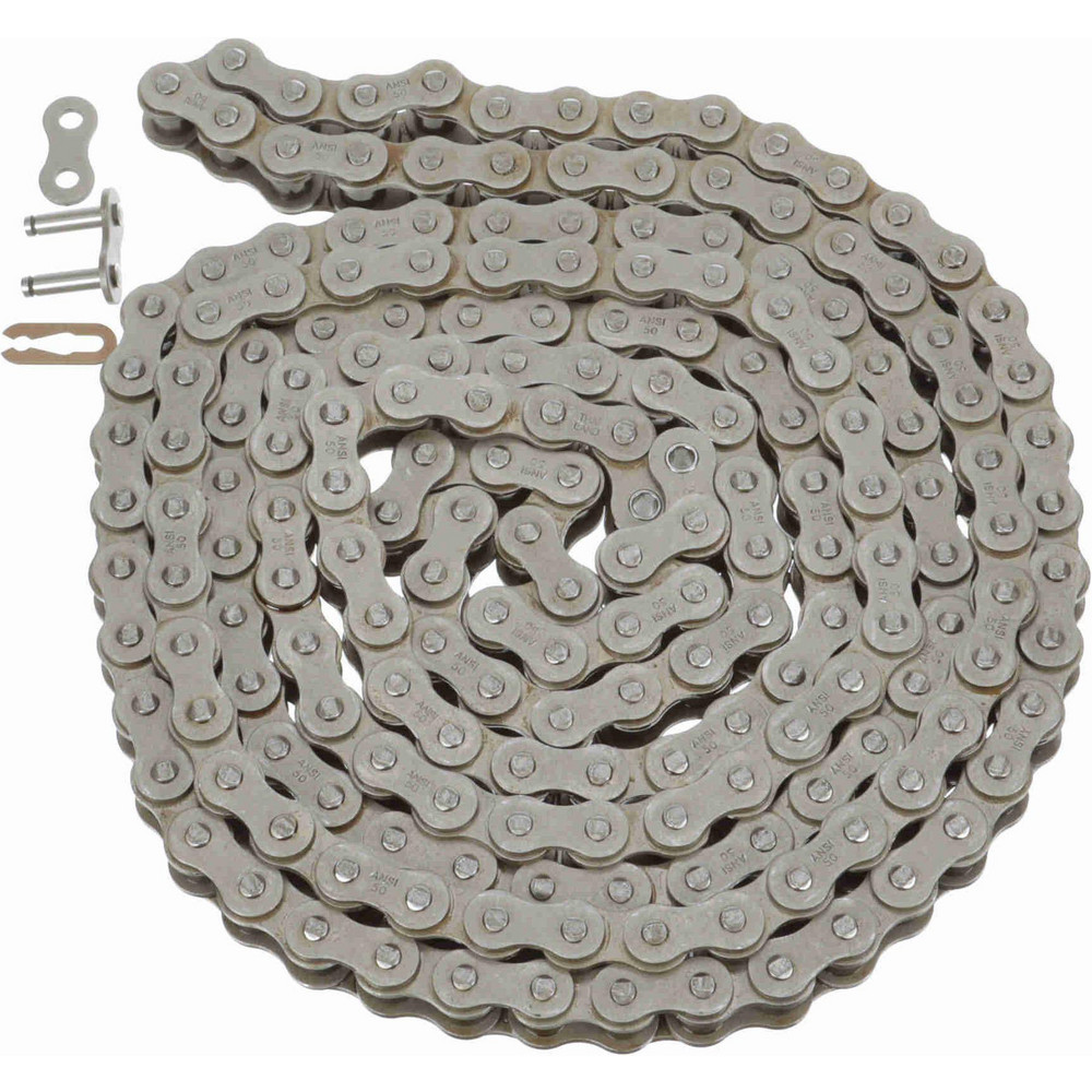 Browning - Roller Chain: Standard Riveted, 5/8" Pitch, 50 Trade, 10 ...