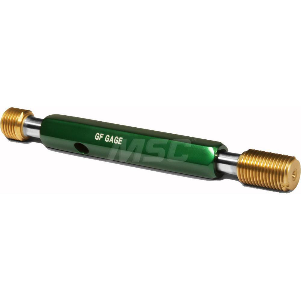 GF Gage - Plug Thread Gage: 3/4-16 Thread, 2B Class, Double End, Go & No Go | MSC Direct