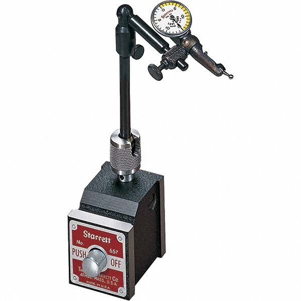 Starrett - Dial Test Indicator & Base Kit: 41.2800" Base Length, 1.9375 ...