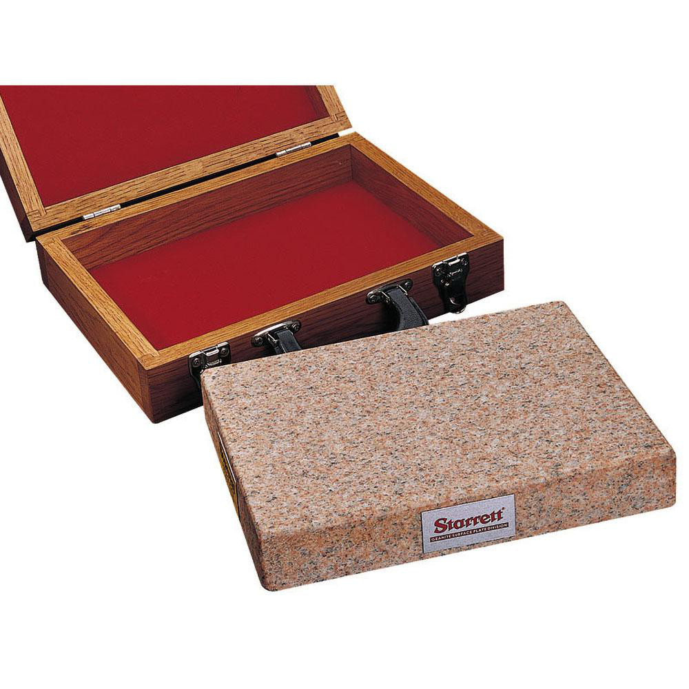 Starrett - Inspection Surface Plate: 8" Wide, 12" Long, 2" Thick, Wood ...