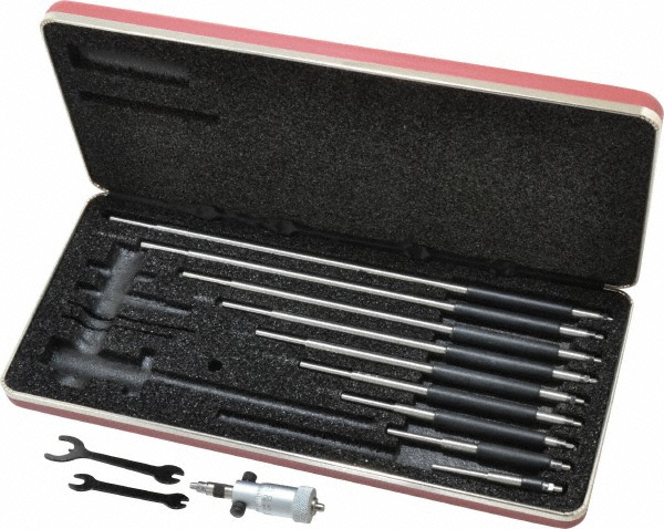 Starrett - 50 to 300mm, Mechanical Inside Micrometer Set - 58695776 ...