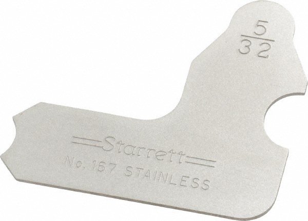 Starrett - 5/32 Inch Radius Gage - 58696105 - MSC Industrial Supply