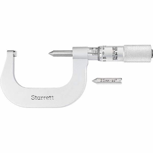 Starrett - 25mm (1.25mm Pitch) to 50mm (1.75mm Pitch) Range, Mechanical ...