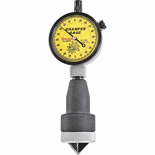 Starrett - 0 to 25mm, 0 to 90° Included Angle, Internal Chamfer Gage ...