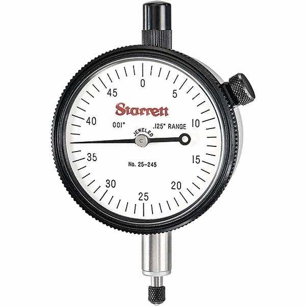 Starrett - Dial Drop Indicator: 0.1250" Max Measurement, 0-50 Dial ...