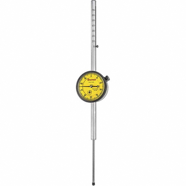 Starrett - 75mm Range, 0-100 Dial Reading, 0.01mm Graduation Dial Drop ...