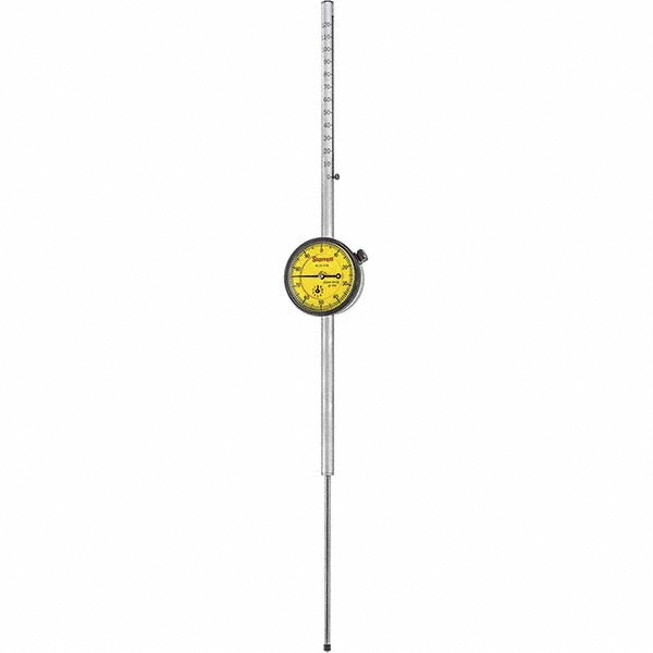 Starrett - 125mm Range, 0-100 Dial Reading, 0.01mm Graduation Dial Drop ...