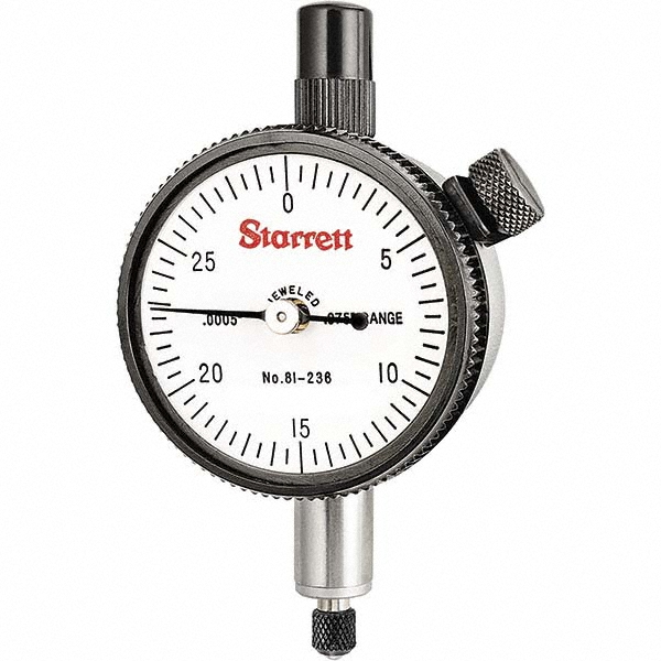 Starrett - Dial Drop Indicator: 0.0750" Max Measurement, 0-30 Dial ...