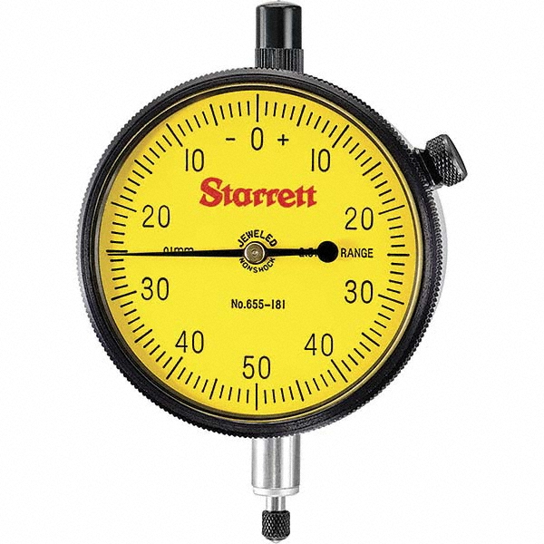 Starrett - Dial Drop Indicator: 0-50-0 Dial Reading | MSC Direct