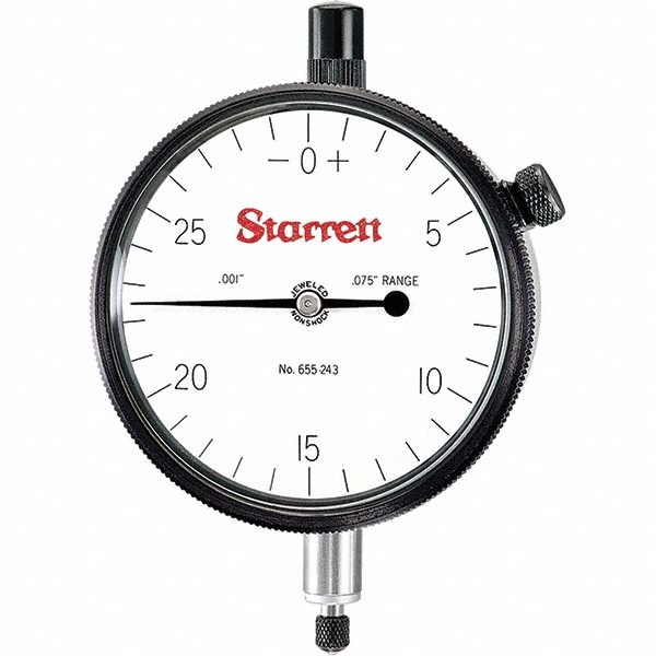 Starrett - Dial Drop Indicator: 0.0750" Max Measurement, 0-30 Dial ...
