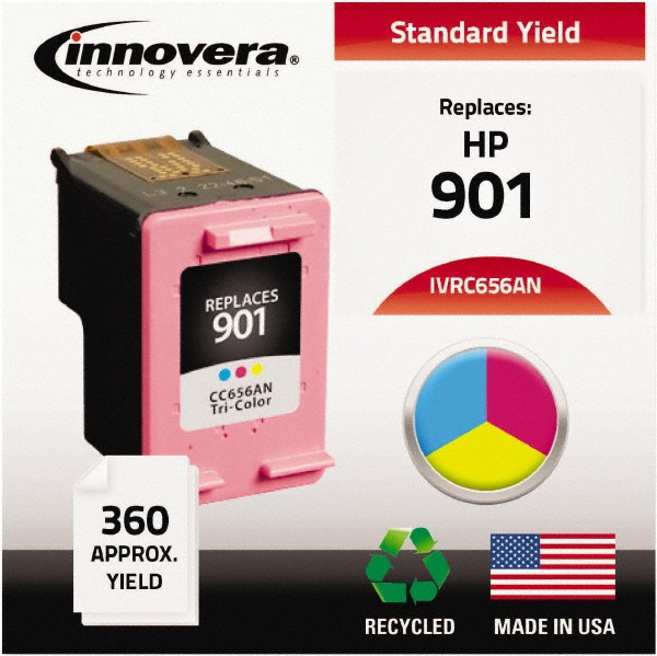 innovera - Office Machine Supplies: Remanufactured Tri-Color Ink, Tri ...