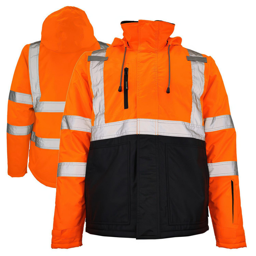 Dome - High Visibility & General Purpose Coat: Size 2X-Large, 300D ...