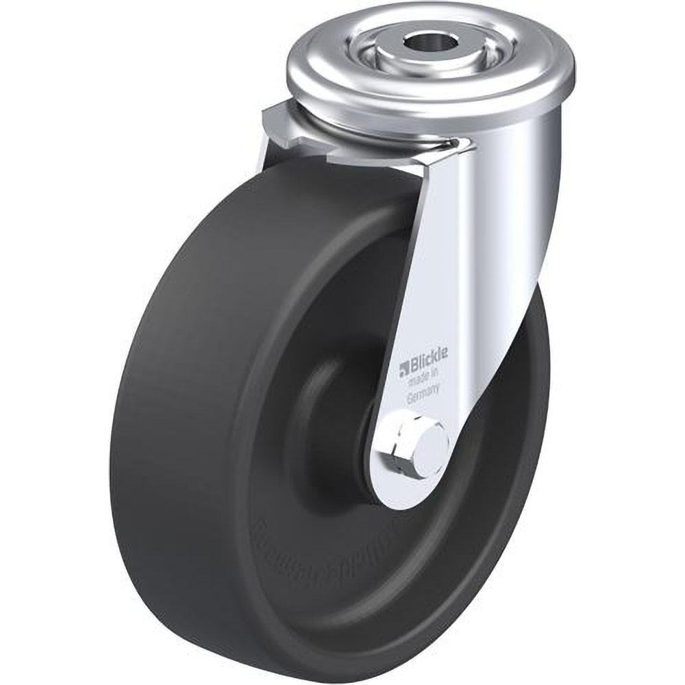 Blickle - Hollow Kingpin Caster: Swivel, 3" Wheel Dia, 1-1/4" Wheel ...