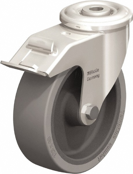 Blickle - Hollow Kingpin Caster: Swivel, 5" Wheel Dia, 1-9/16" Wheel ...