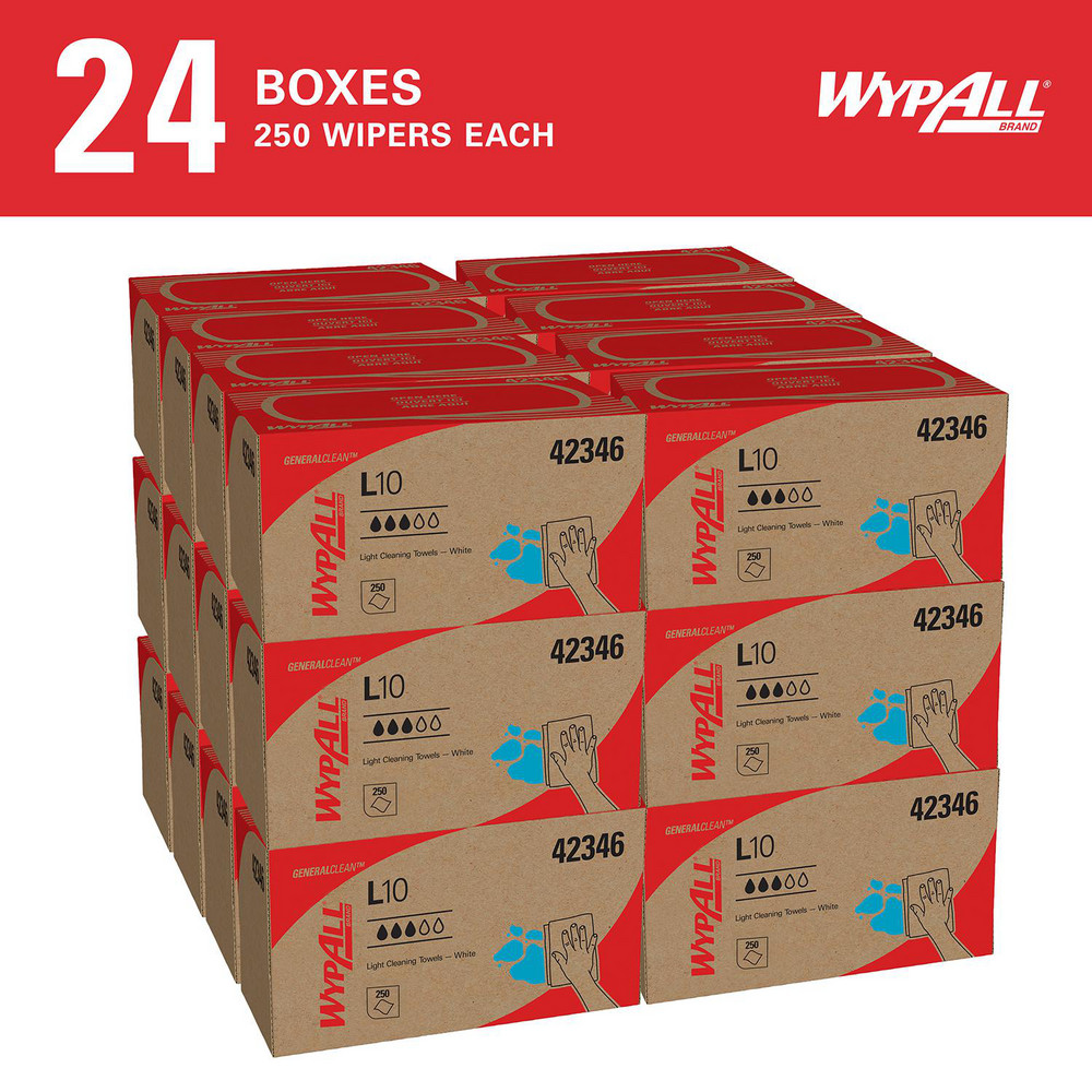 WypAll - GeneralClean™ L10 Light Cleaning Towels (42346), Pop-Up Box ...