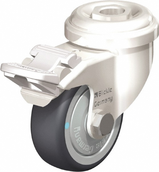 Blickle - Hollow Kingpin Caster: Swivel, 2" Wheel Dia, 3/4" Wheel Width ...