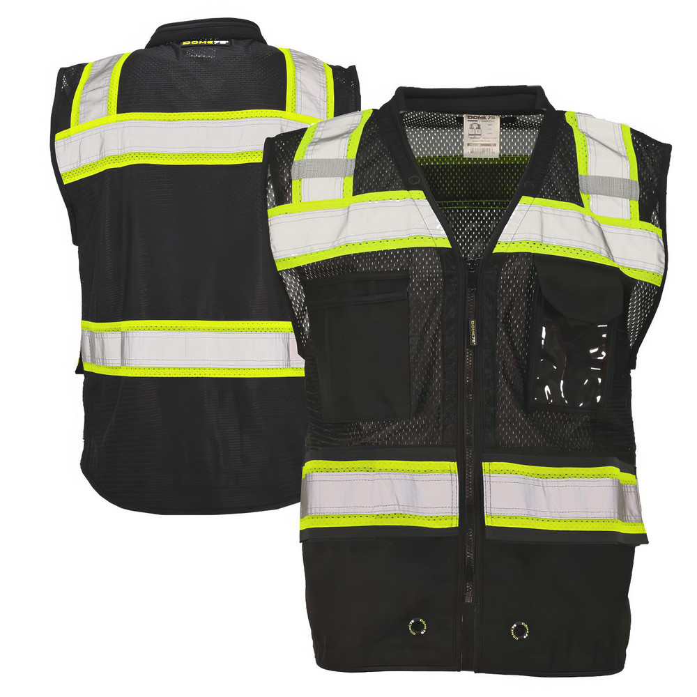 Dome - High Visibility Vest: 4X-Large, Surveyor's Vest, ANSI Class Non ...