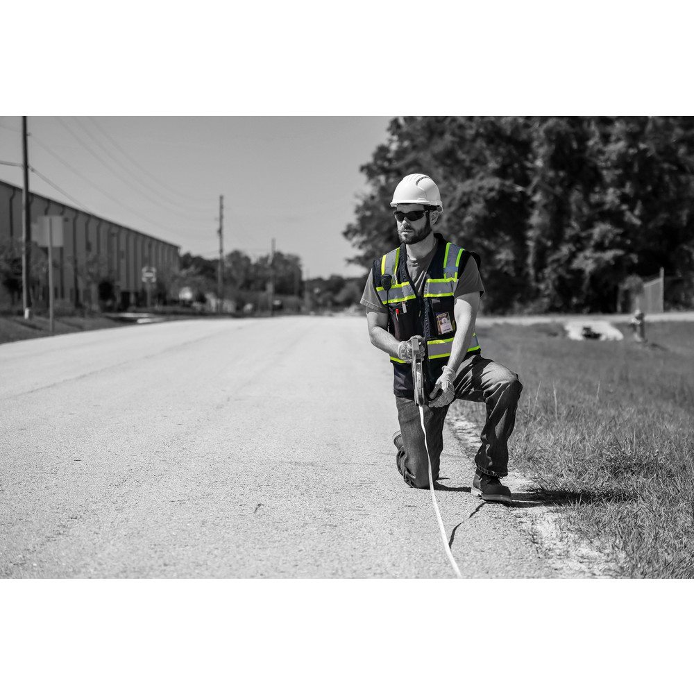 Dome - High Visibility Vest: 5X-Large, Surveyor's Vest, ANSI Class Non ...