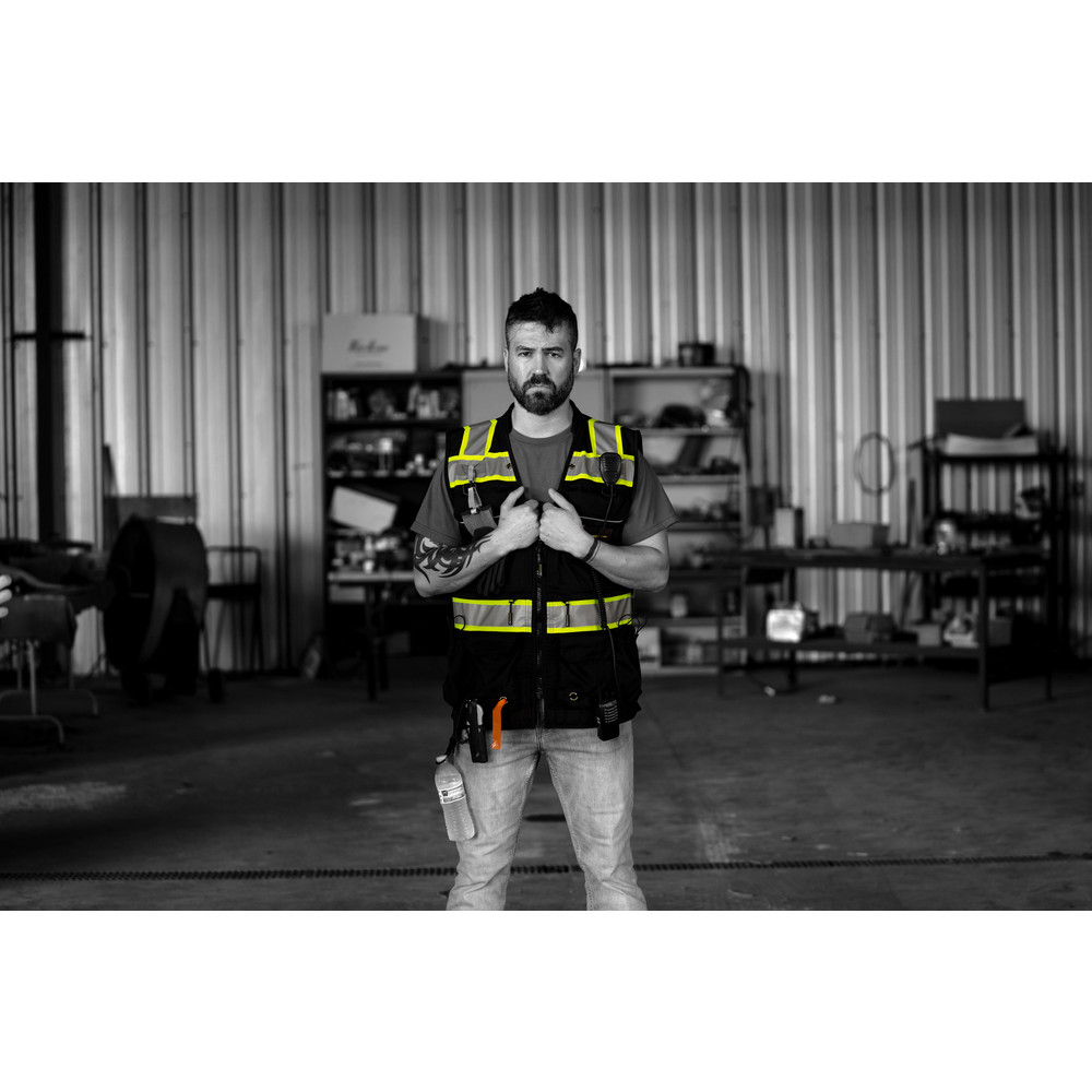 Dome - High Visibility Vest: Medium, General Purpose Vest, ANSI Class ...