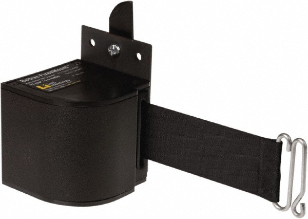 Lavi Industries - Pedestrian Barrier Retractable Belt: Aluminum, Black ...