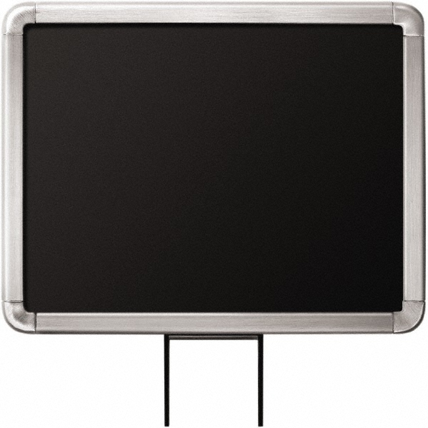 Lavi Industries - Barrier Post Sign Frame: Aluminum, 8-1/2" OAL, 8-1/2 ...