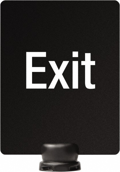 Lavi Industries - Barrier Post Sign Frame: Polyvinylchloride, 8-1/2 ...