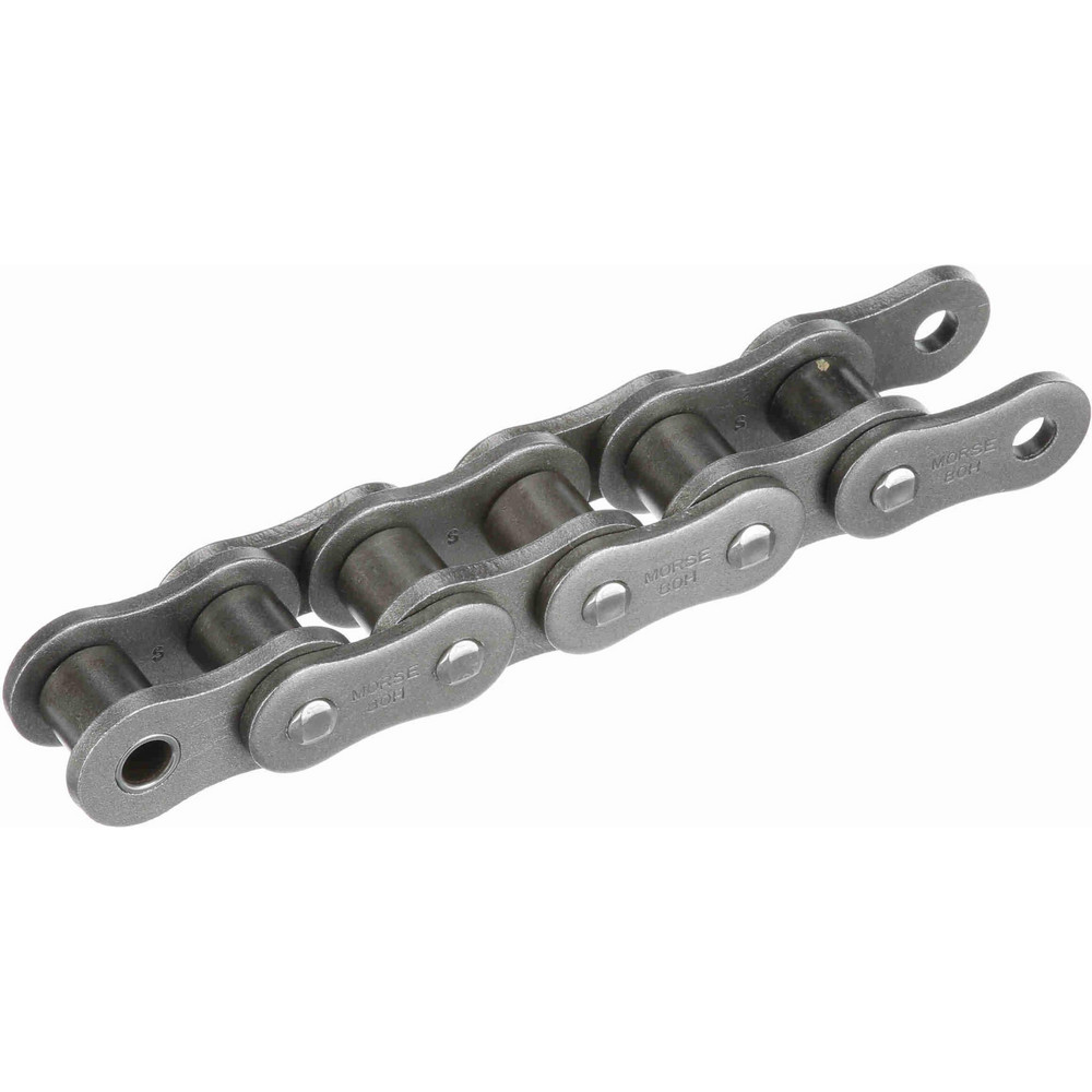 Morse - Roller Chain: Heavy Riveted, 1" Pitch, 80H Trade, 10' Long, 1 ...