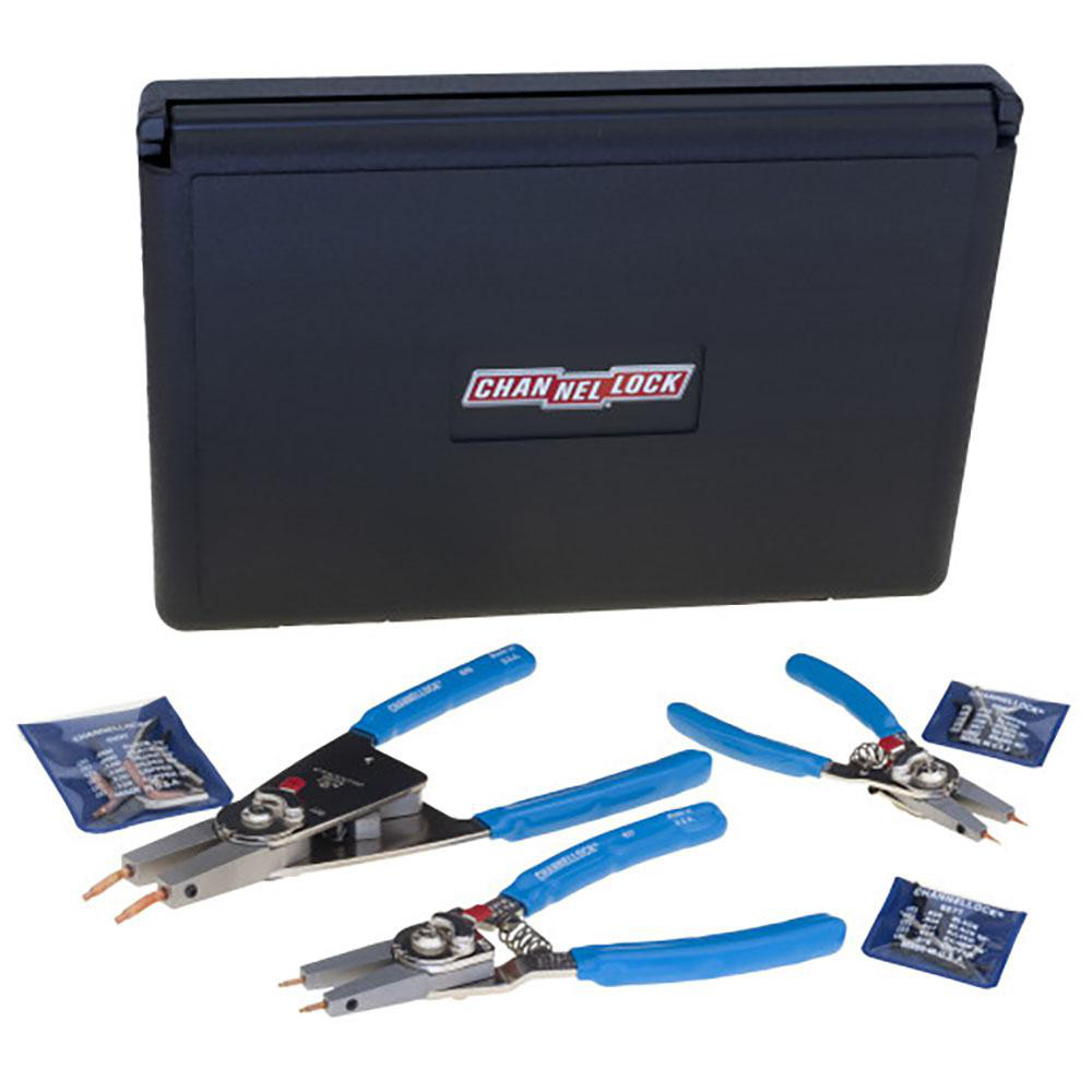 Channellock - 3 Piece, 1/8 to 4" Bore, 1/4 to 4" Shaft, Internal ...