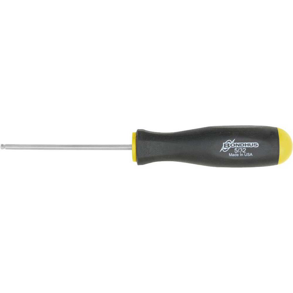 Bondhus - Ball End Hex Driver: 1/16" Hex, Ergonomic | MSC Direct