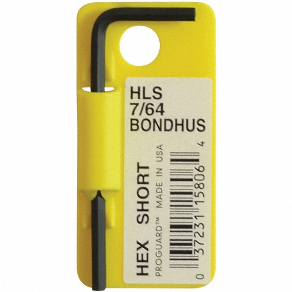 Bondhus - L-Handle Hex Key: 7/16", Hex End, Short Arm | MSC Direct