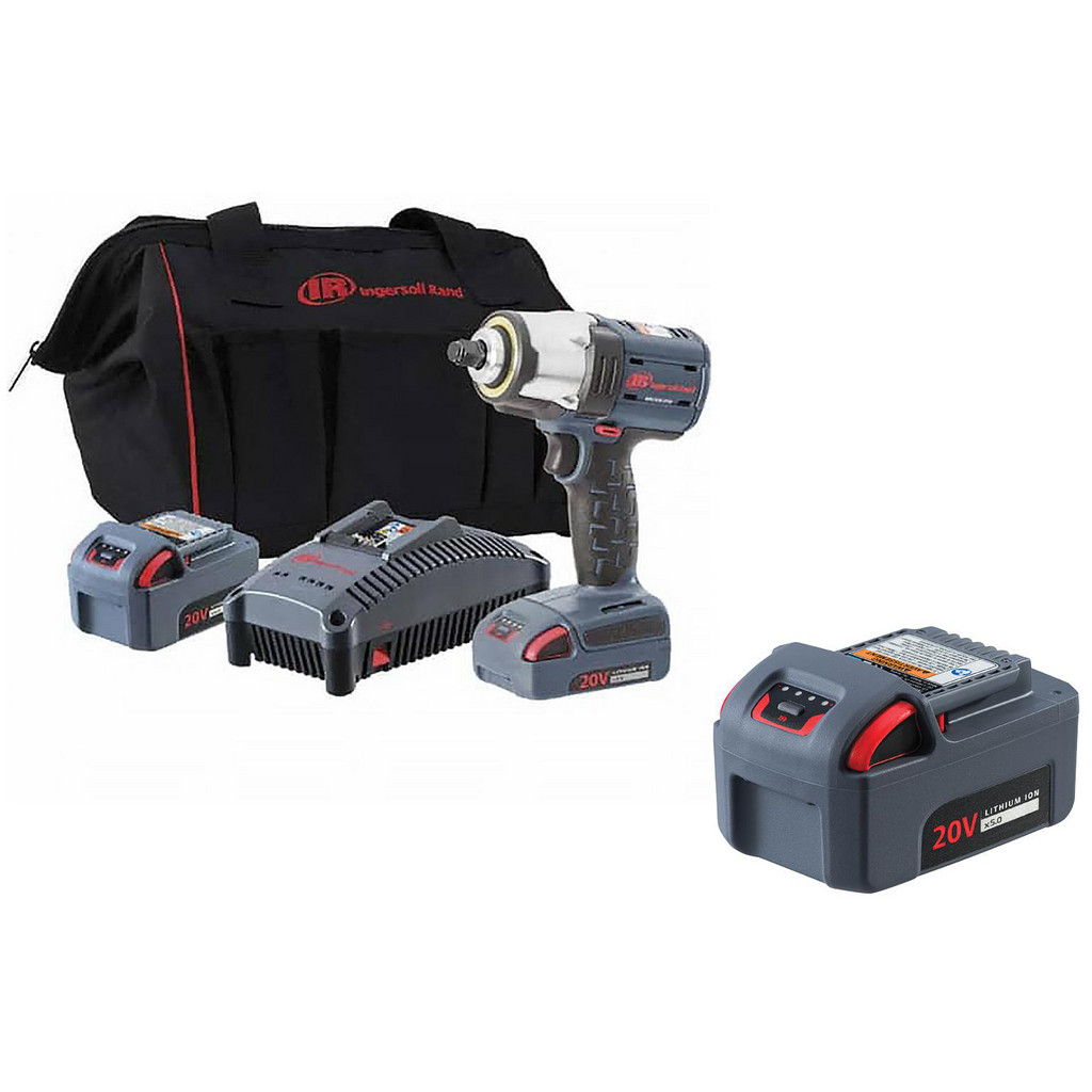 Ingersoll Rand - IQV20™ High-Demand Cordless Impact Wrench Kit: 1/2 ...