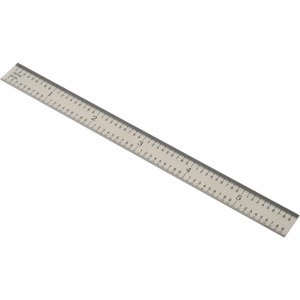 SPI - Steel Rule: 6" OAL, 16R Graduation, Flexible, 1/2" OAW | MSC Direct