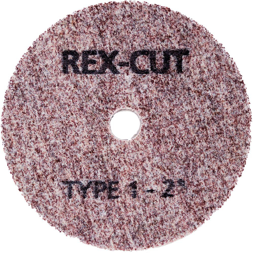 Rex Cut Abrasives - Deburring Wheel: 2" Dia, 1/4" Face Width, 1/4" Hole ...