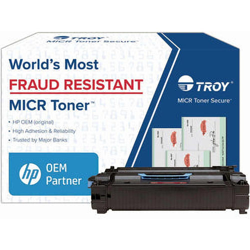 Troy - Office Machine Supplies: MICR Toner, Black, 1 per Pack | MSC Direct
